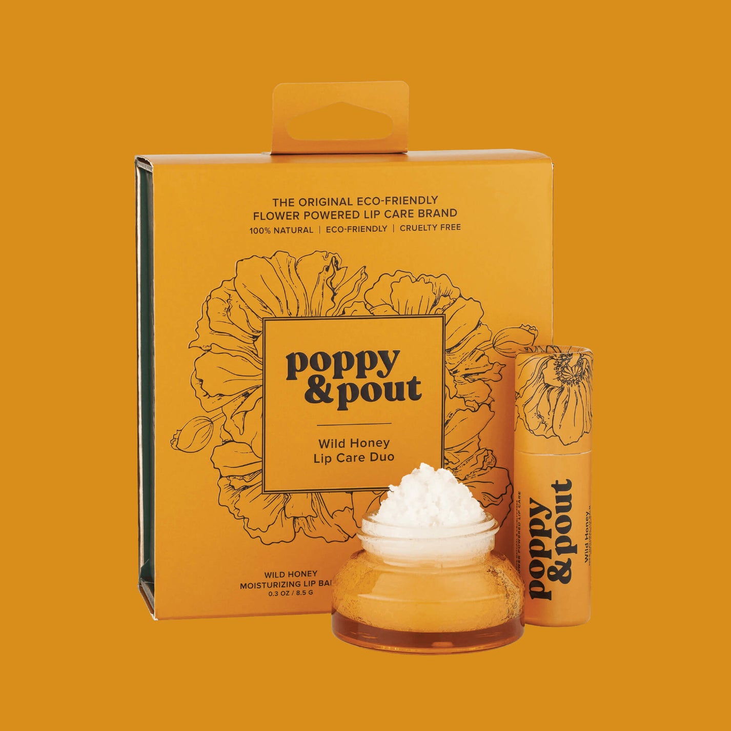 Lip Care Duo, Wild Honey – Poppy & Pout Wholesale